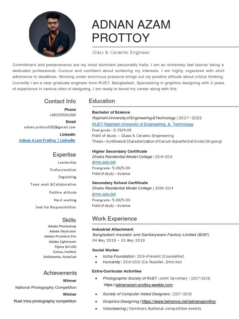 Adnan Resume | PDF | Science