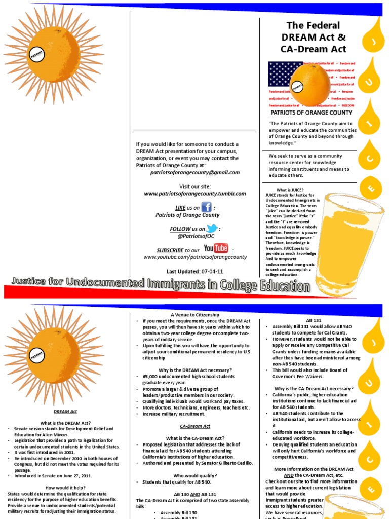 AB540 Basics Blank | PDF | Undocumented Students In The United States ...