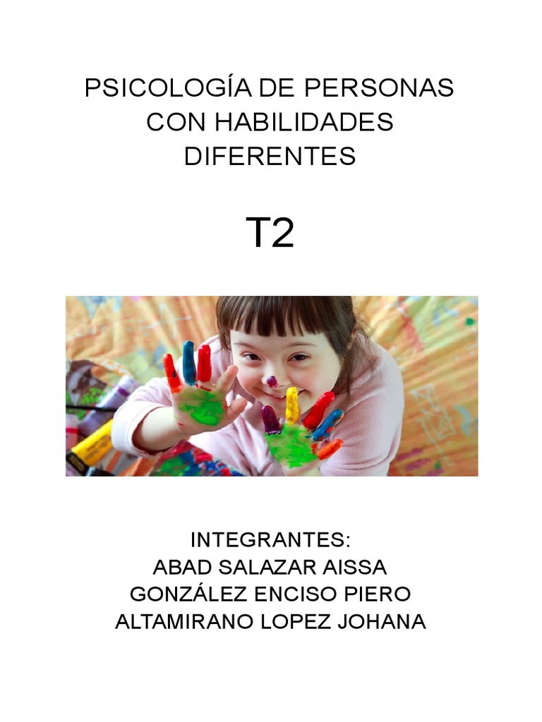 T2 Psico - Hab.dif | PDF | Invalidez | Espectro autista