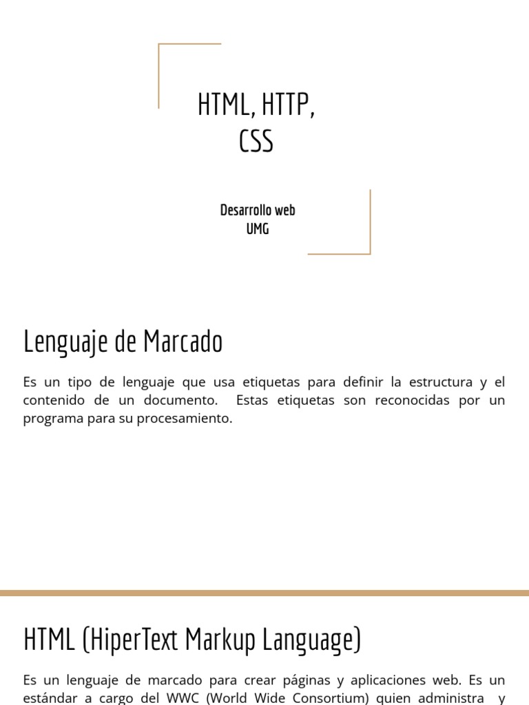 DW HTML CSS Presentacion | PDF | HTML | Lenguaje de marcado