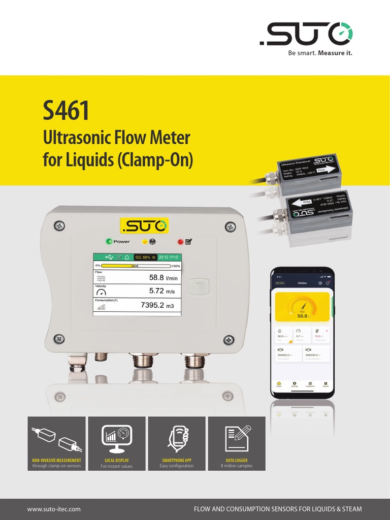 Suto S461 en 22-1 | PDF | Flow Measurement | Battery Charger