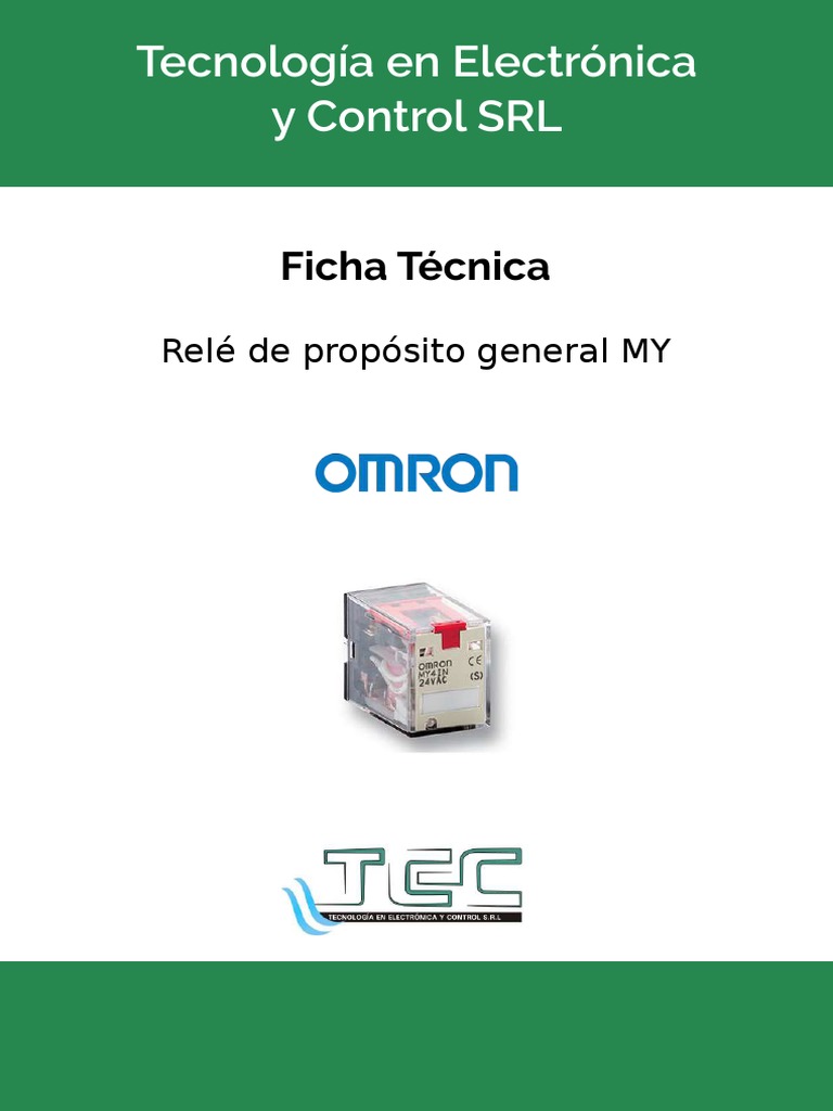 Ficha Rele Electromecanico | PDF | Relé | Resistor