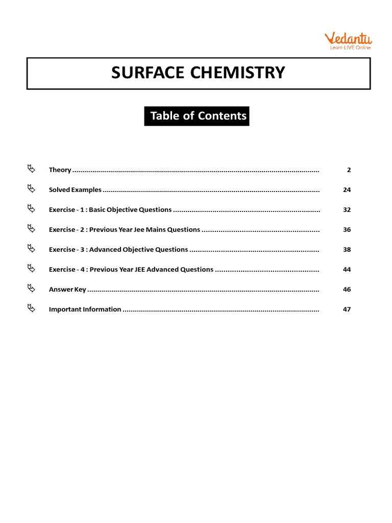 CH 5. Surface Chemistry (Chem +2) | PDF | Adsorption | Catalysis