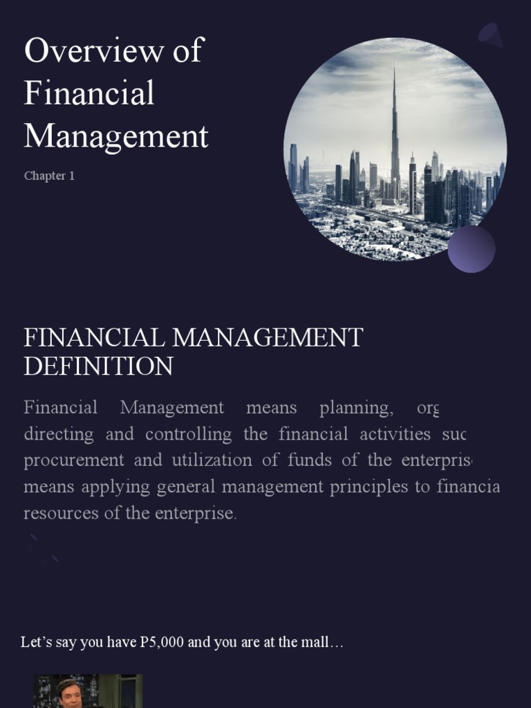 Overview of Financial Management | PDF | Corporate Social ...