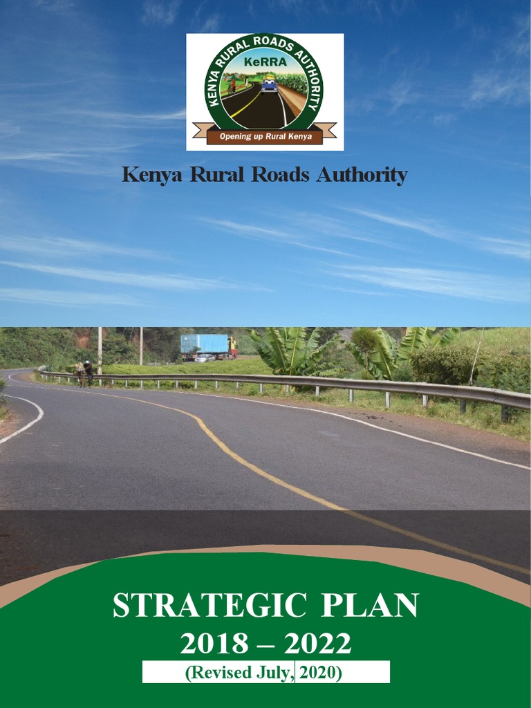 Strategic Plan: Kenya Rural Roads Authority | PDF | Strategic Planning ...