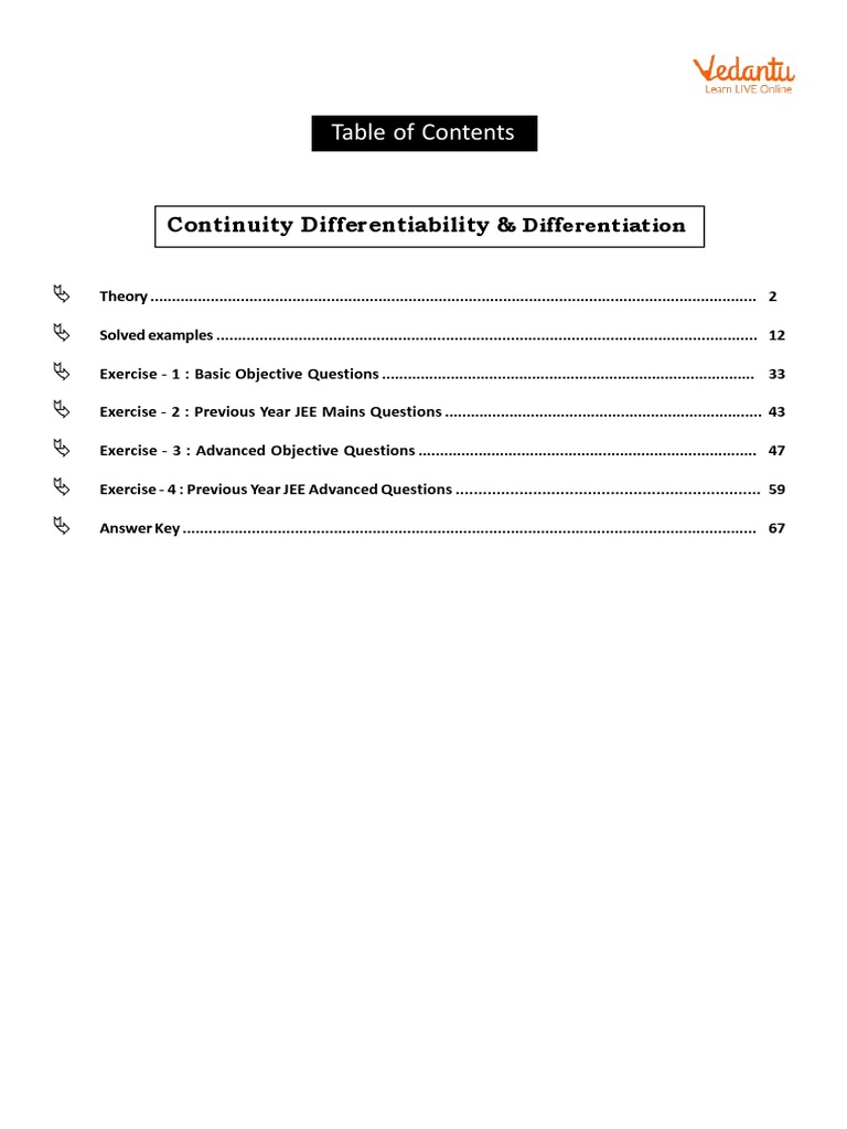 CH 3. Continuity Differentiability - Differentiation (Math +2) | PDF | Continuous Function ...