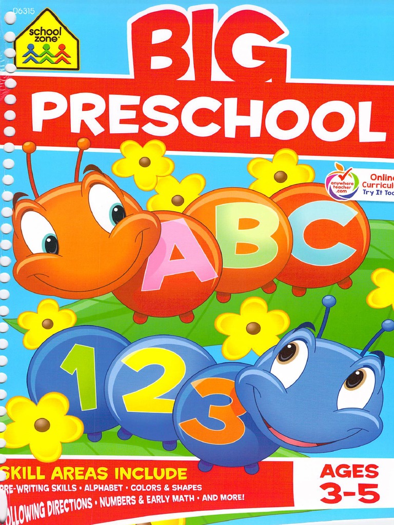 Big Preschool Workbook by School Zone | PDF