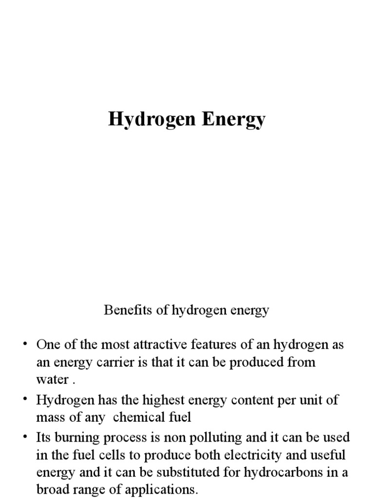 Module 3 | PDF | Hydrogen | Fuels