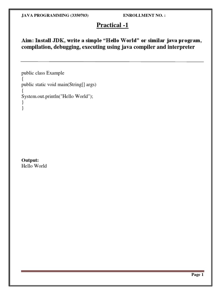 Java Lab Manual Pdf Constructor Object Oriented Programming 