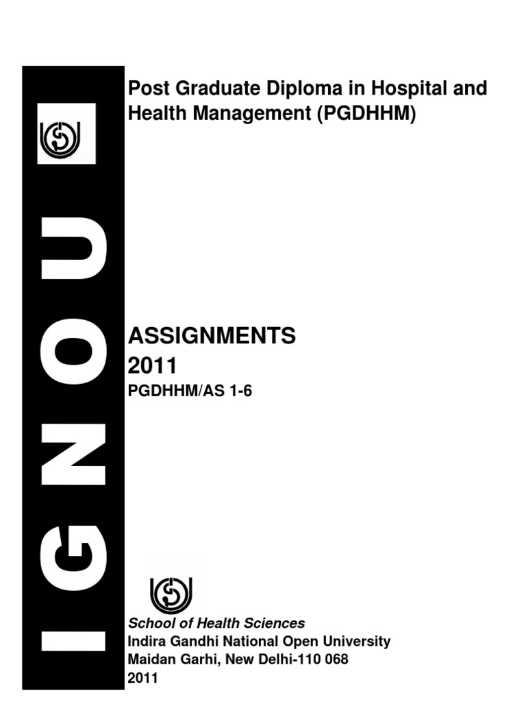 PGDHHM Course Assignment Guidelines | PDF | Emergency Medical Services ...