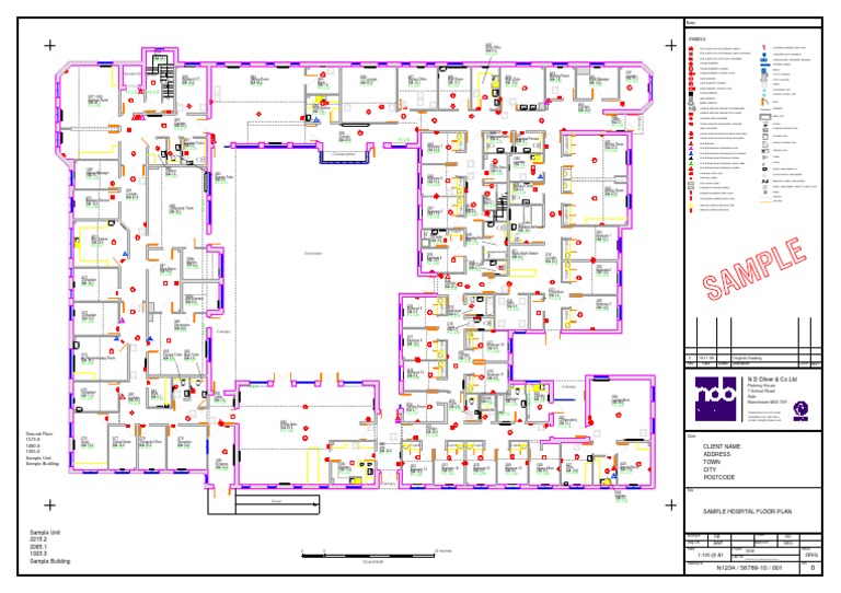 Sample Hospital Floor Plan | PDF | Fires | Firefighting