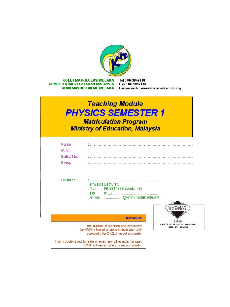 Lecture Note 1 - 1 | PDF | Significant Figures | Euclidean Vector