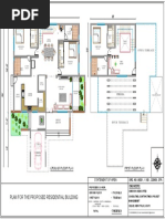 PROPOSED G+1 FLOOR PLAN - (OPTION 4) Model | PDF