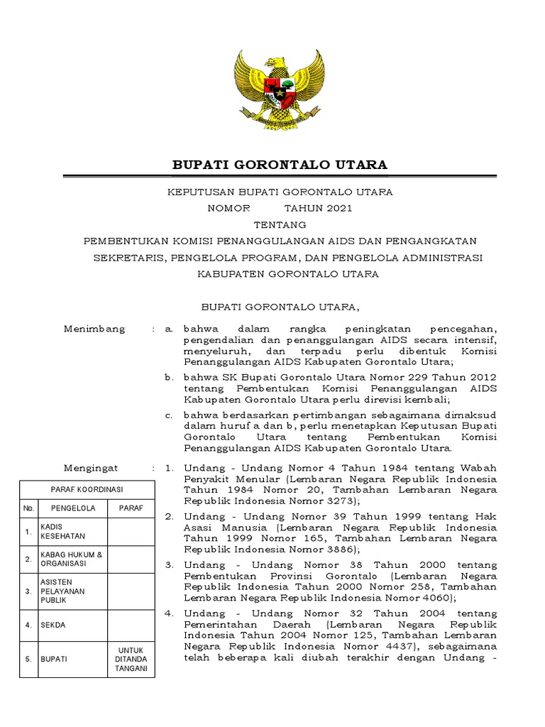 Draf Surat Keputusan | PDF