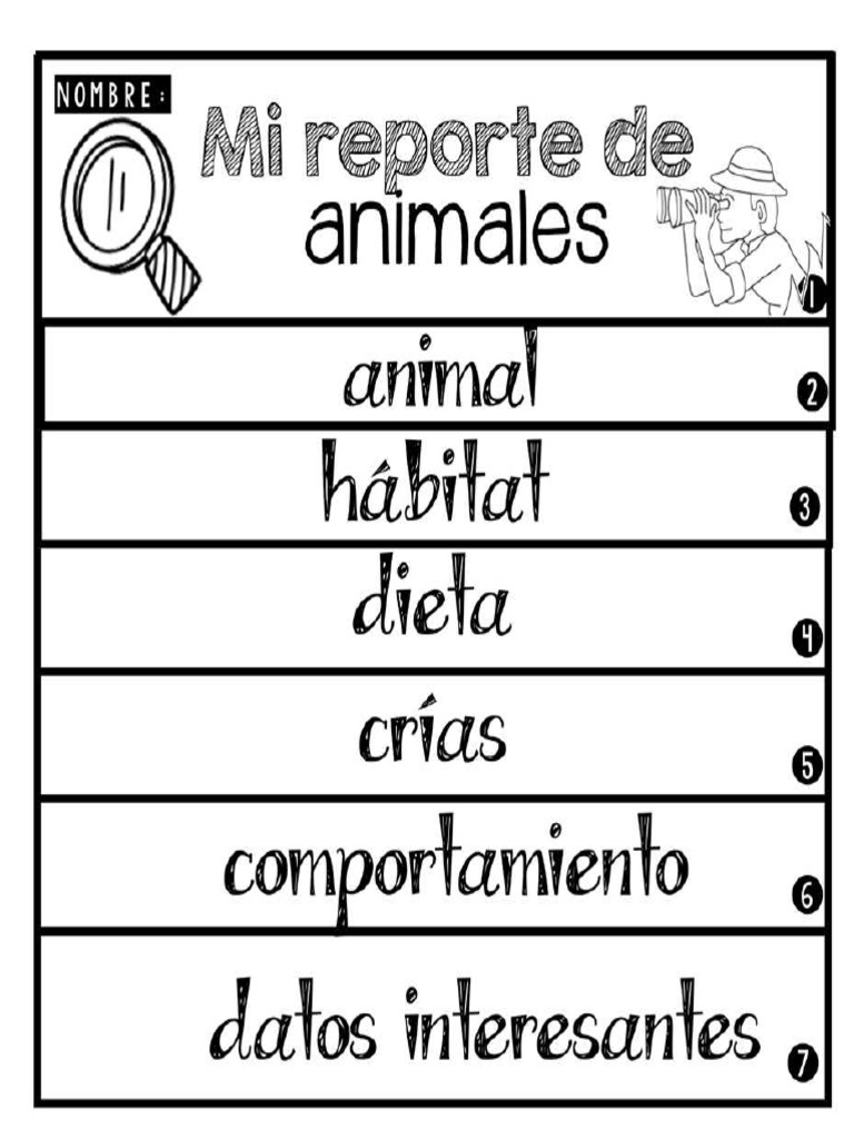 Mi Reporte de Animales | PDF