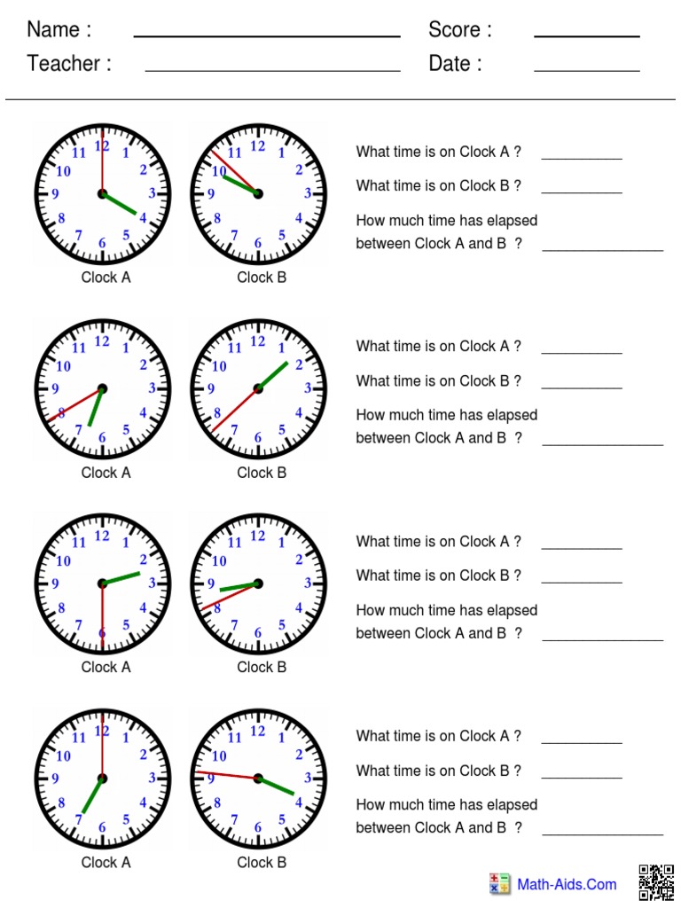 Elapsed - Time - Clocks 2 | PDF