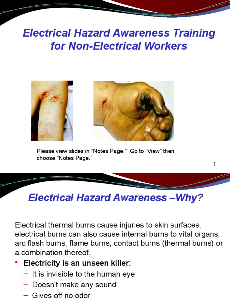 Hazard - Awareness - Training - For - Non-Electrical - Workers - Developed - by - DOD ...