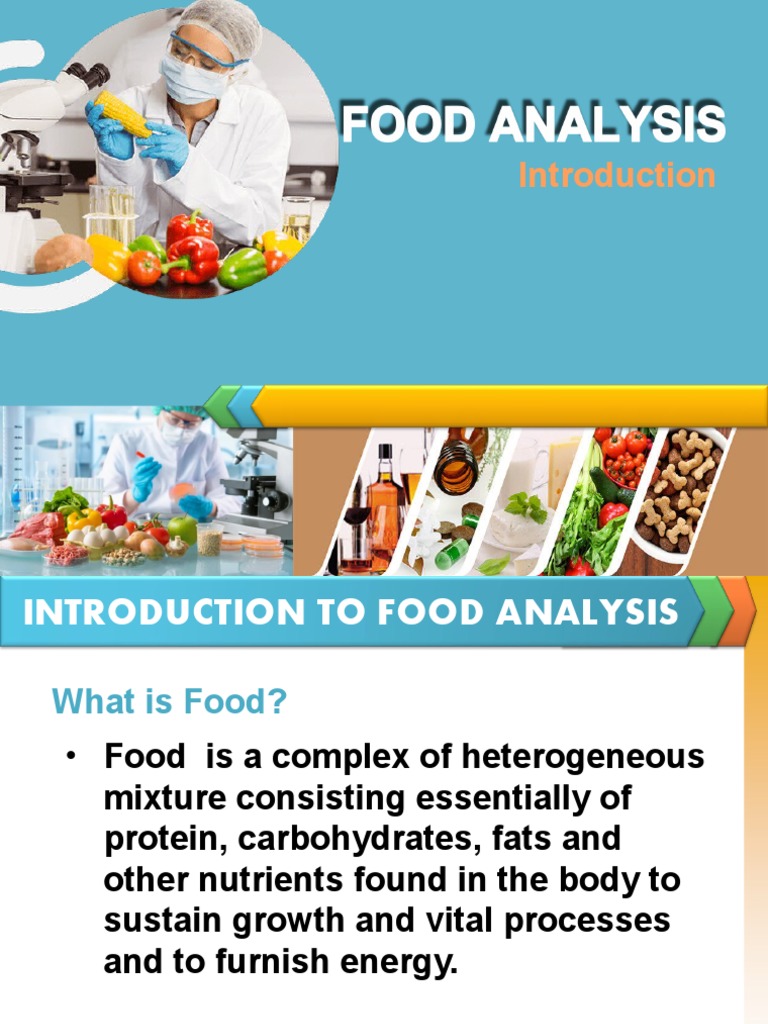 Introduction To Food Analysis | PDF | Foods | Nutrition Facts Label