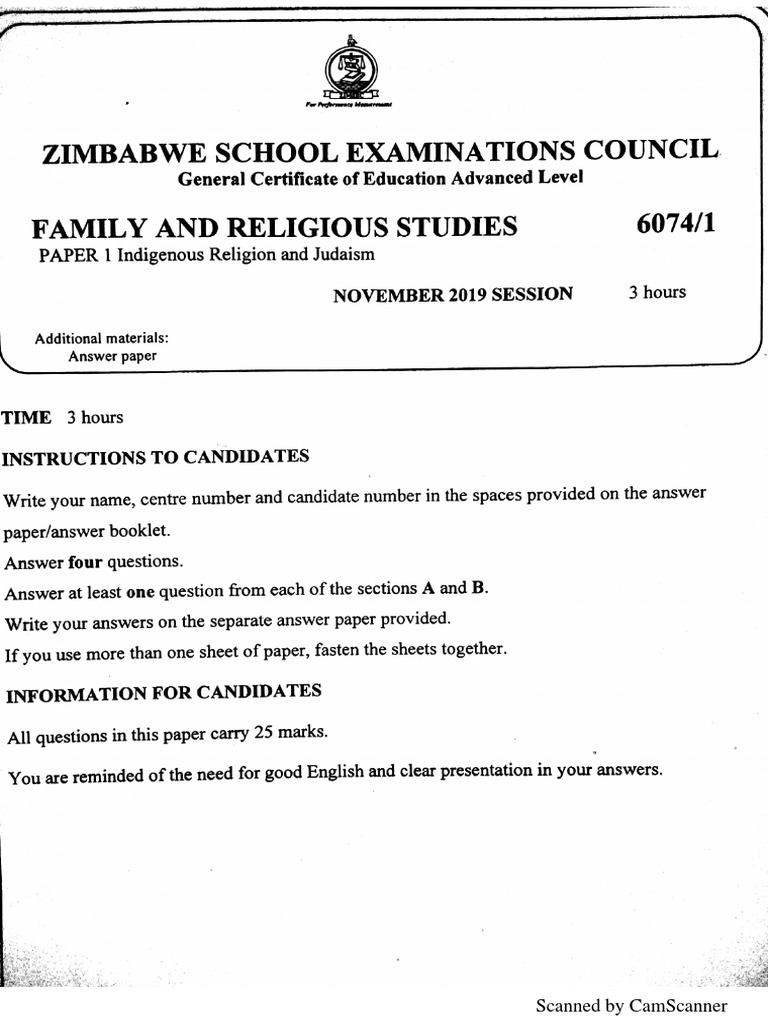 Nov 2019 FRS P1 A Level | PDF