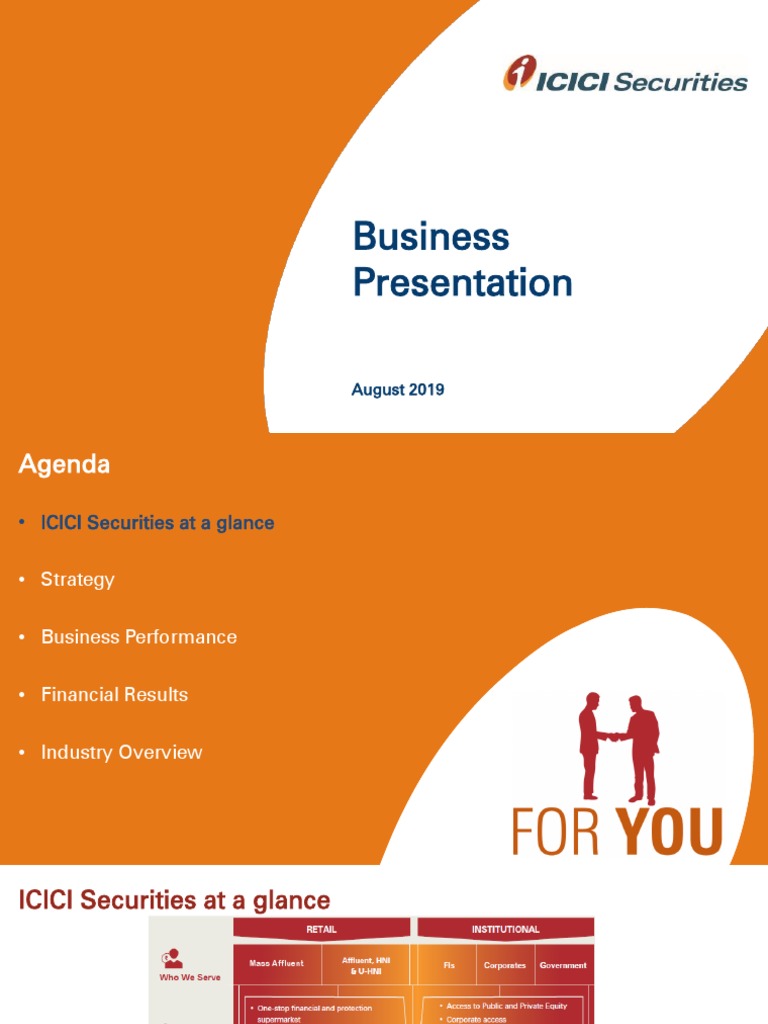 Isec Business Presentation Investor Conference August 2019 Pdf