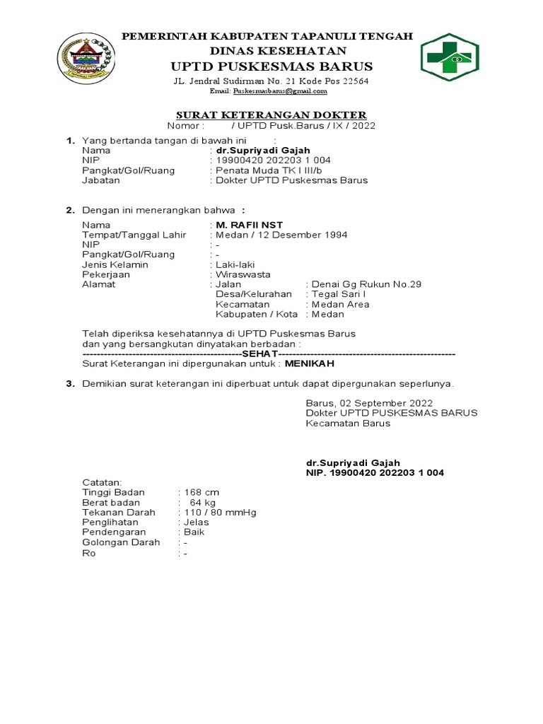 SKD Rafii (MENIKAH) DR - Supriyadi | PDF