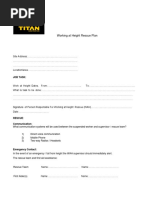 Rescue Plan Template | PDF | Safety | Emergency Management