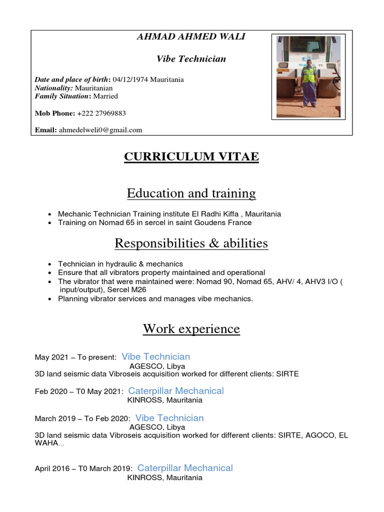 Ahmed Wali CV Vibe Tech | PDF | Computing | Software