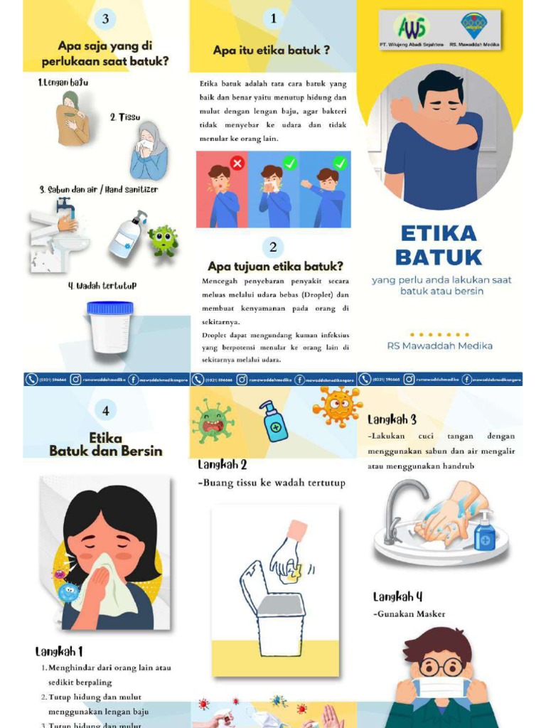 Leaflet Etika Batuk | PDF