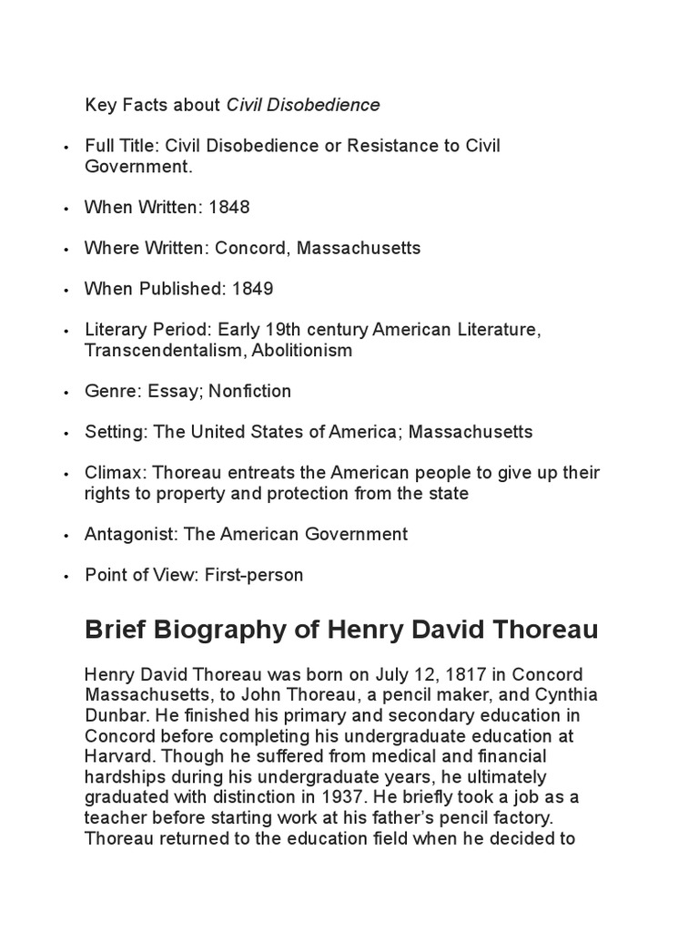 Allied 3civil Disobedience - 220816 - 163932 | PDF | Civil Disobedience ...