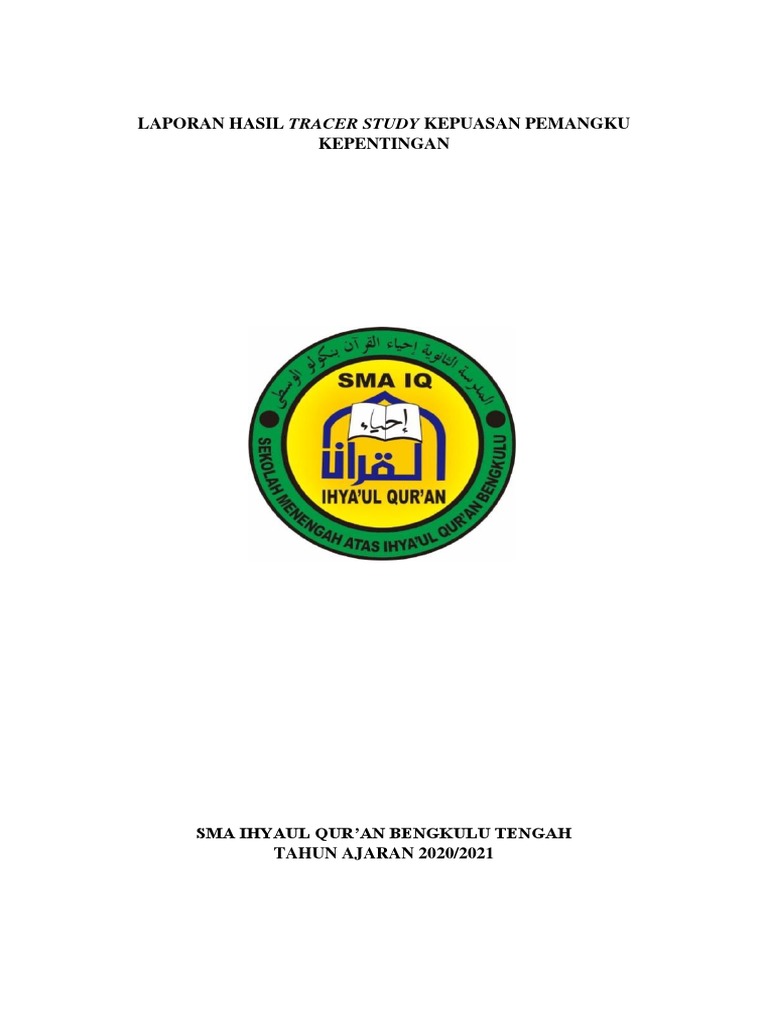 Contoh Tracer Study PDF | PDF