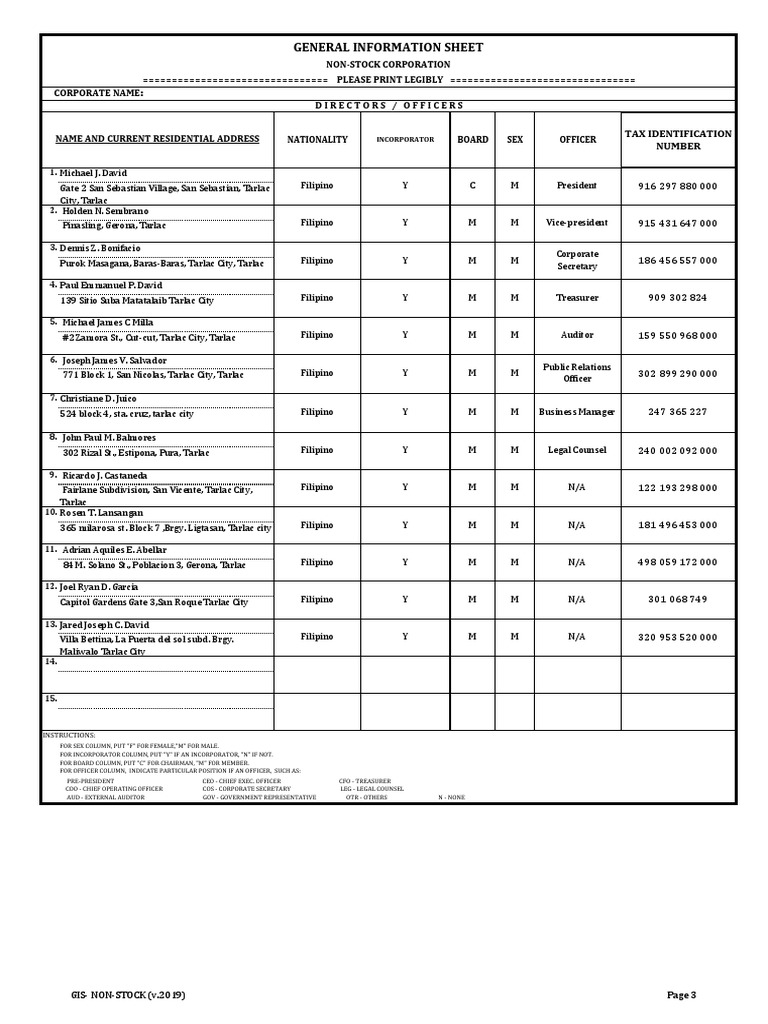 SEC GIS - 2022 Page 3 | PDF | Governance | Records Management