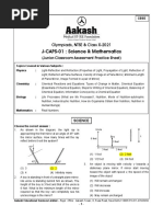 Aakash Chemistry Module 1 | PDF | Chemical Reactions | Redox