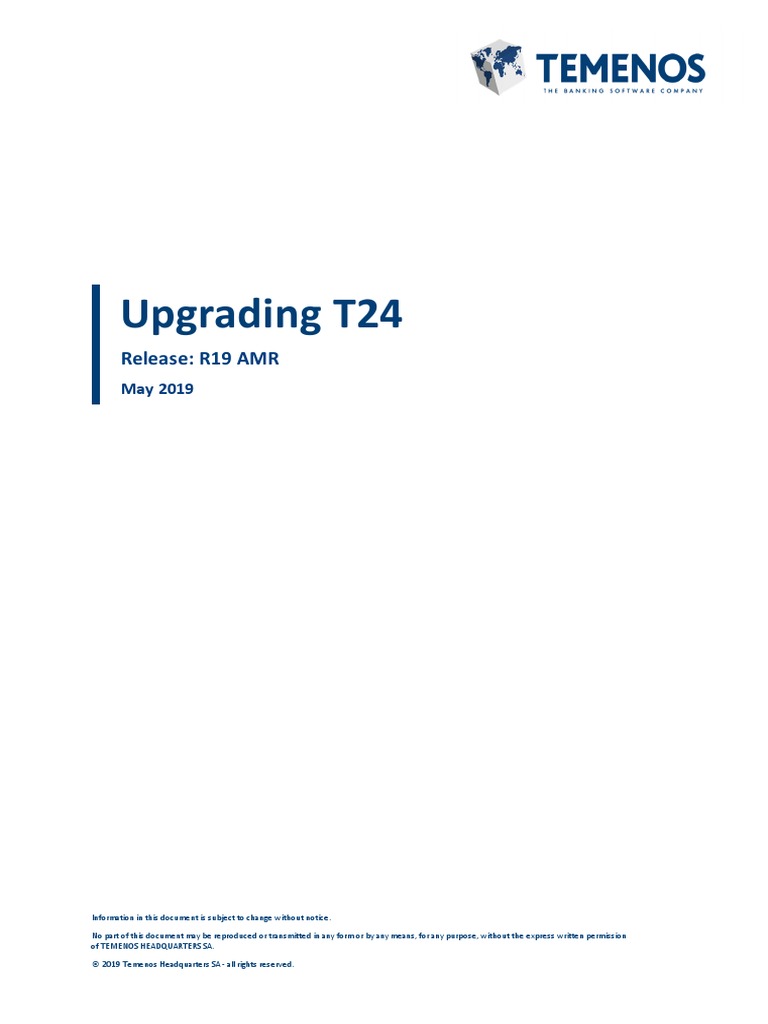 Upgrading T24 | PDF | Computer File | Directory (Computing)
