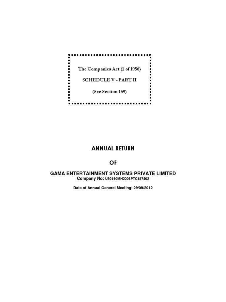 Annual Return | PDF | Stocks | Preferred Stock Annual Return | PDF | Stocks | Preferred Stock