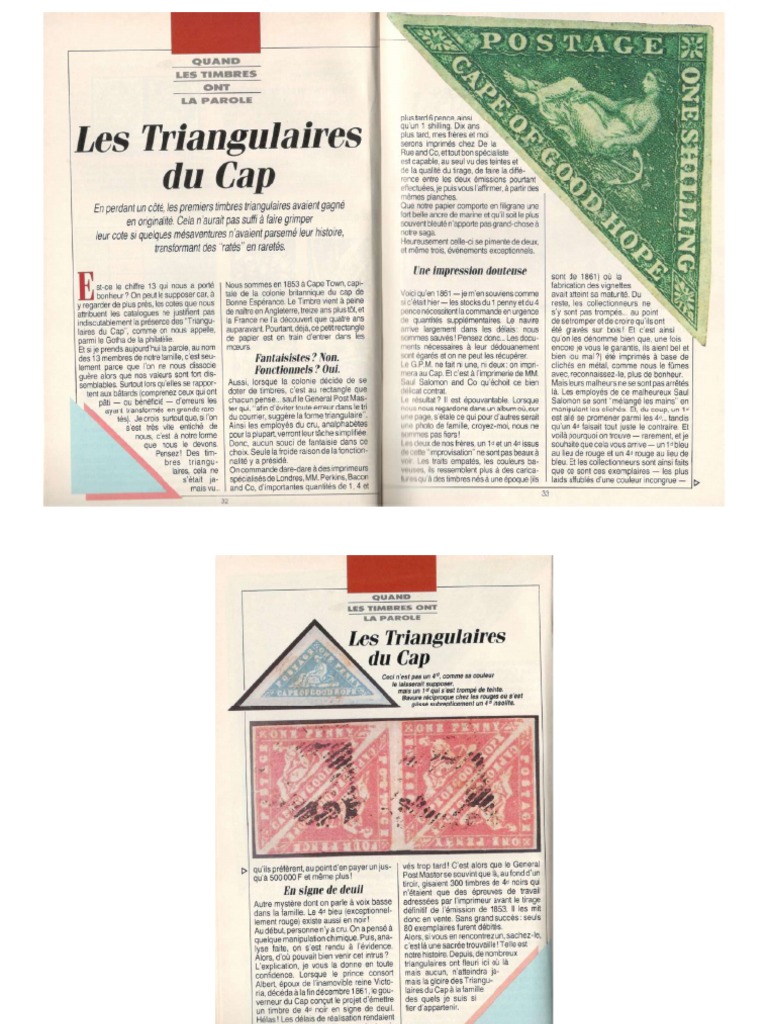 Afrique Du Sud - Cap de Bonne Espérance - Les Triangles Du Cap | PDF