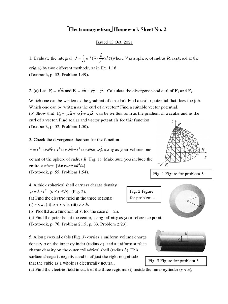 Homeworksheet-2 | PDF | Sphere | Mathematics