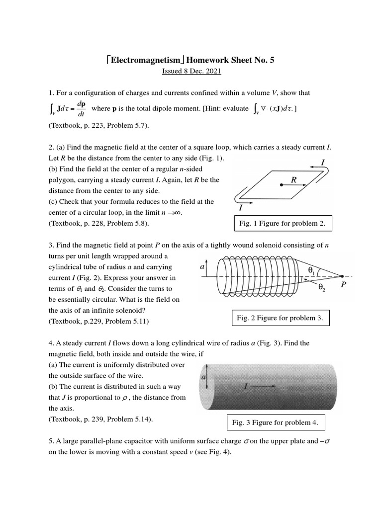 Analysis of Electromagnetic Problems: Magnetic Fields, Vector ...