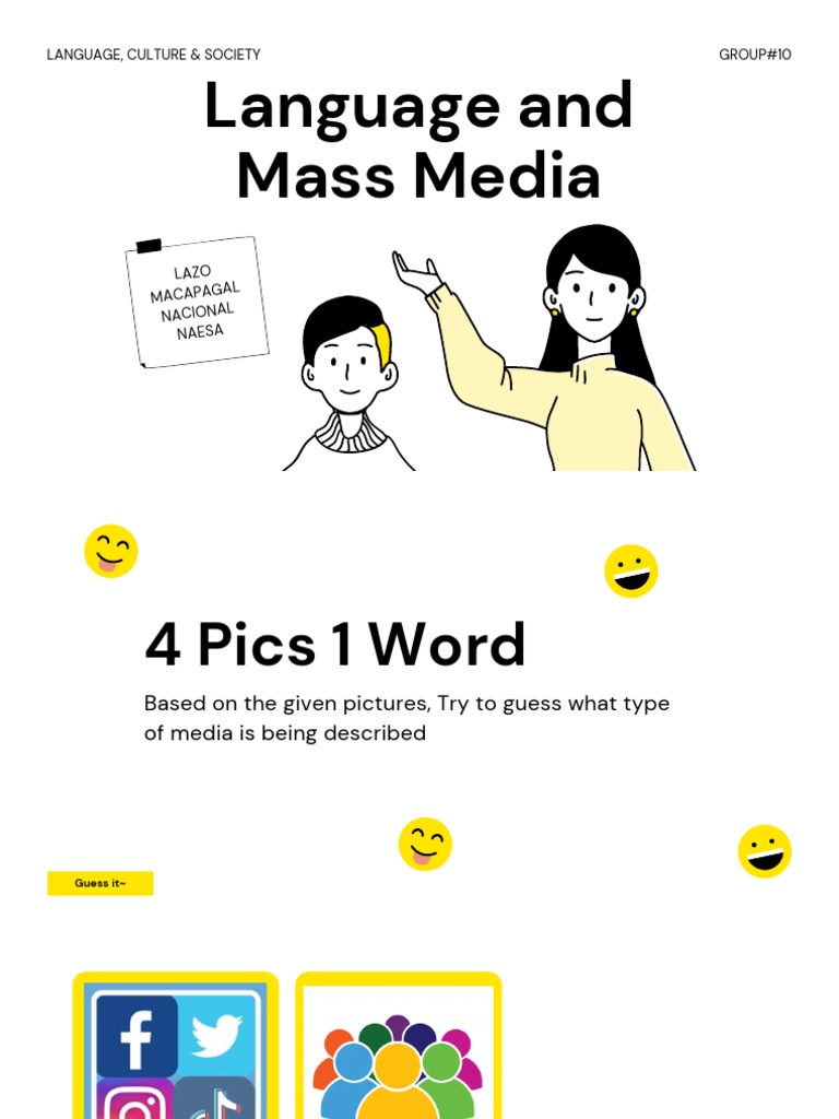 Language Use in Mass Media Analysis | PDF | Mass Media | Social Media