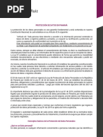 Ley #81 de 2019 | PDF | Bases de datos | Privacidad