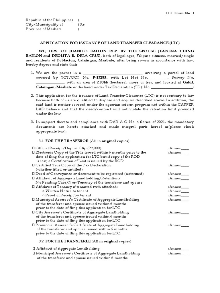 LTC Form N1 | PDF | Power Of Attorney | Affidavit