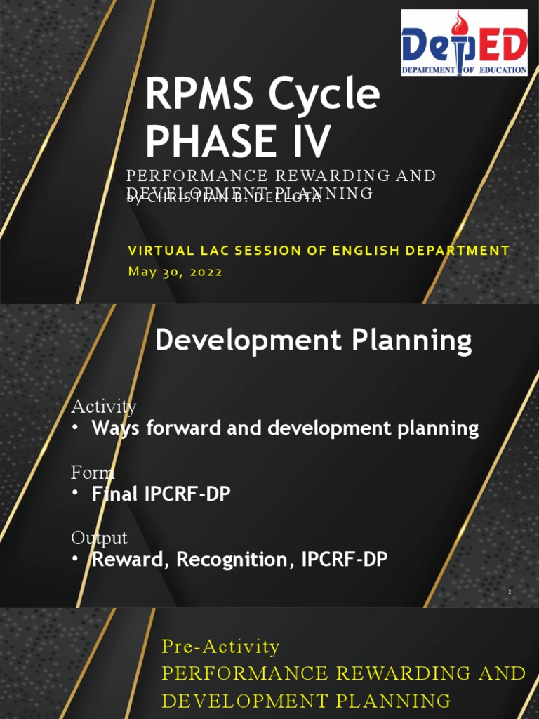 RPMS Cycle Phase IV | PDF | Psychology | Cognition