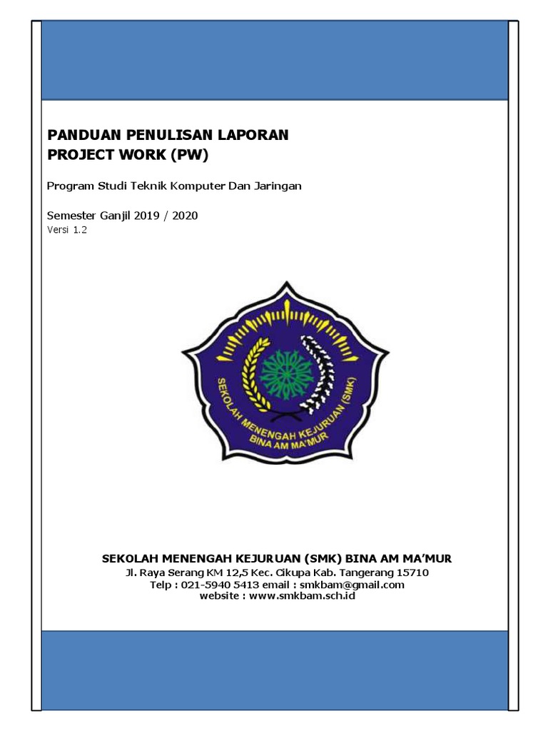 Panduan Project Work TKJ-2019-2020 | PDF