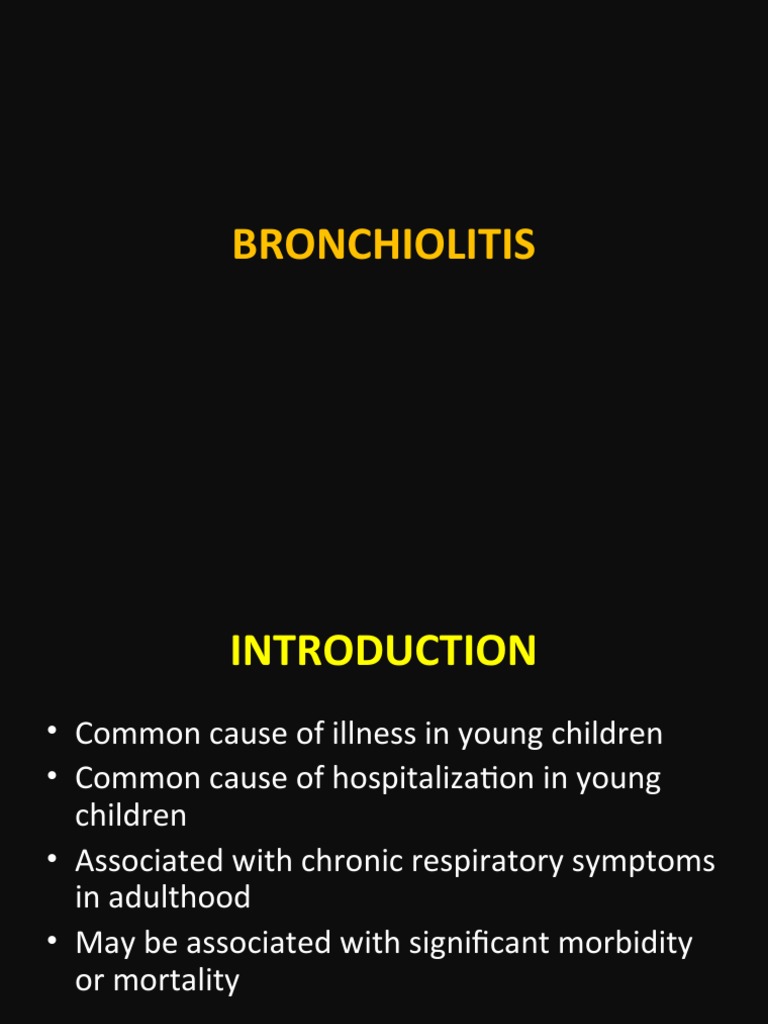 U 5 Bronchiolitis | PDF