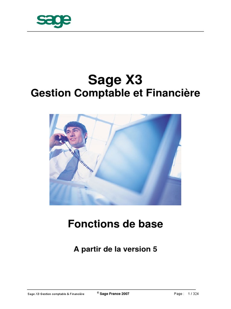 Sage X3 GCF - V5 - Fonctions de Base | PDF | Comptabilité | Taxe sur la valeur ajoutée
