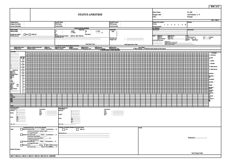 STATUS ANESTESI Tabel2 | PDF