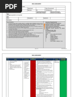 Lathe Machine Risk Assessment | PDF | Risk | Safety