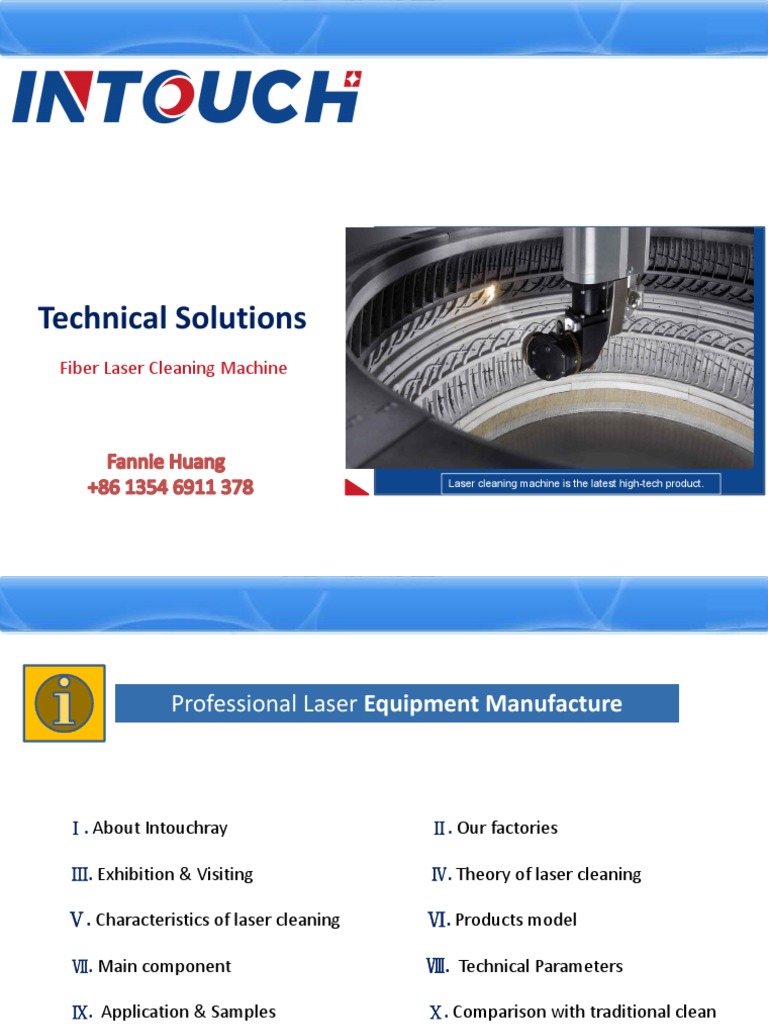 Fiber Laser Cleaning Machine - Intouch Group | PDF | Laser | Secondary ...