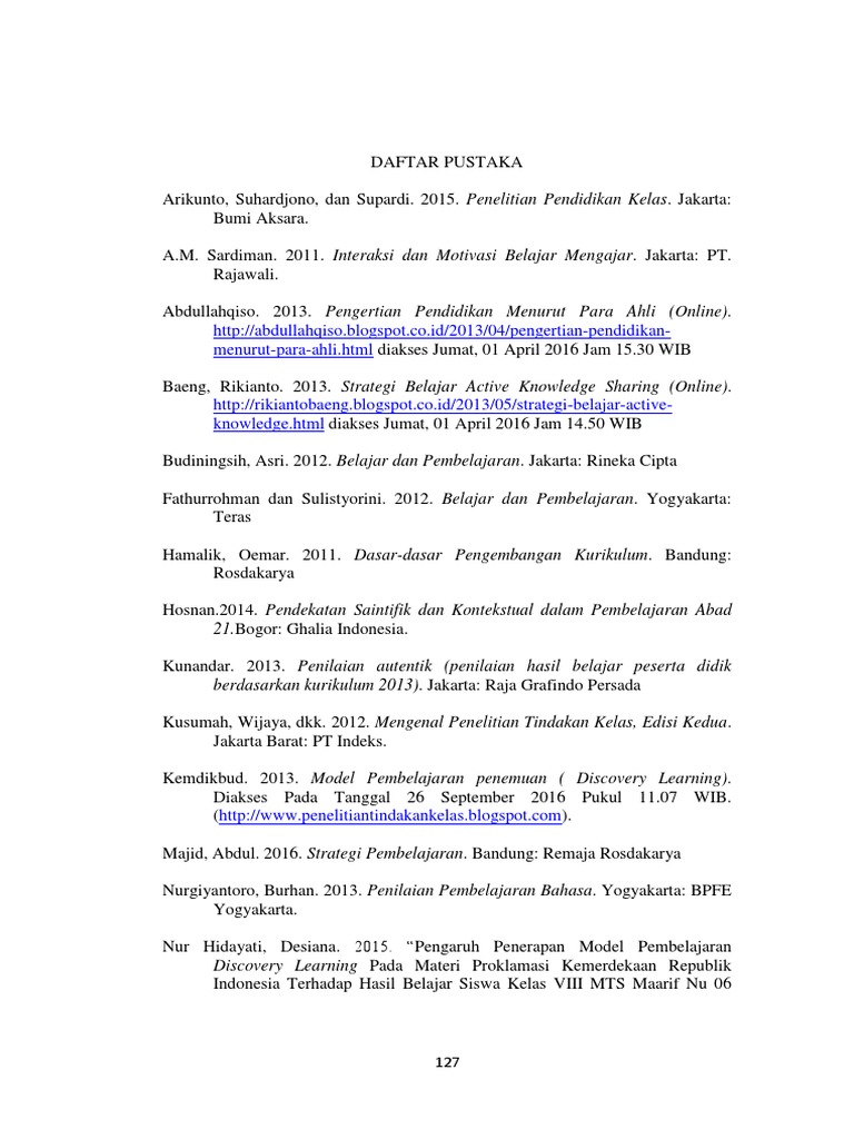 Daftar Pustaka | PDF