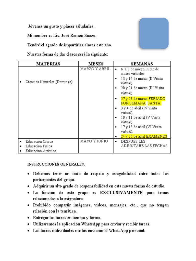 Lineamientos en Word | PDF