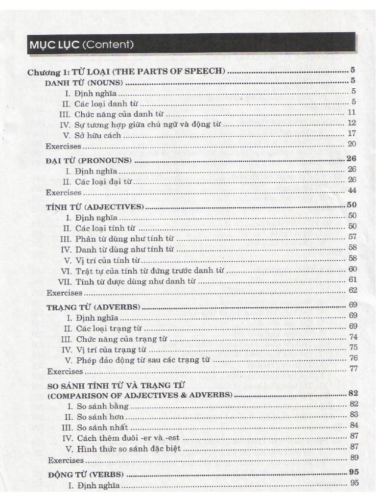 Giai Thich Ngu Phap Tieng Anh - Mai Lan Huong (Ban Dep) | PDF